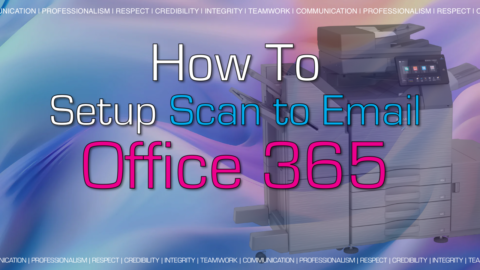 How to Set Up Scan to Email on a Sharp BP Series Copier Using Microsoft ...