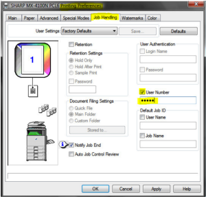 How To Setup Sharp User Control on Sharp Copier