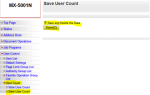 How To Setup Sharp User Control on Sharp Copier