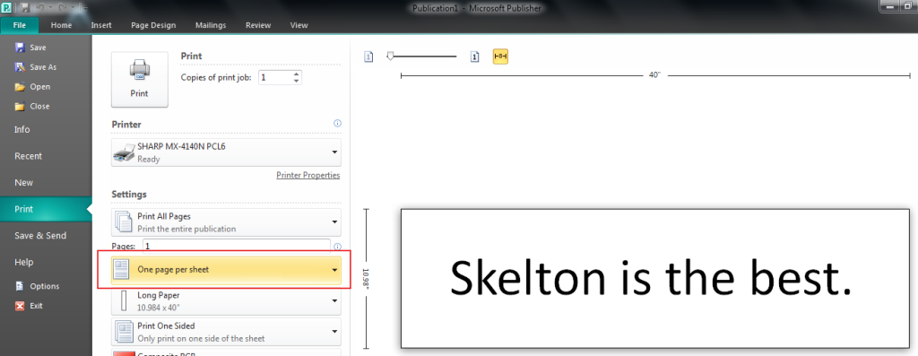 How to Print Banners on Sharp Printer