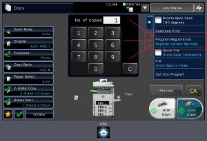 How To Create Program/Favorite One Touch On Sharp Copier/Scanner