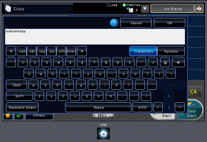 How To Create Program/Favorite One Touch On Sharp Copier/Scanner