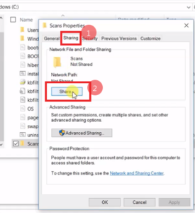 How Setup Scan to Shared Network Folders on Sharp Copier