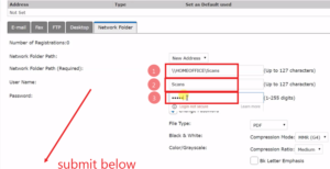 How Setup Scan to Shared Network Folders on Sharp Copier