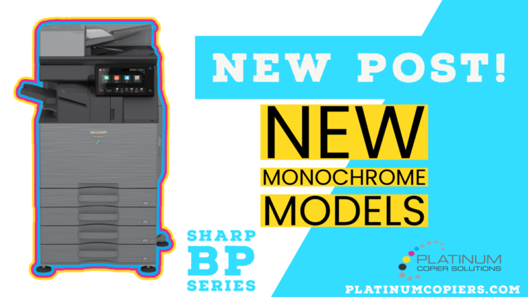 Sharp Announces New A3 Monochrome MFP Lineup Built On Common Platform ...